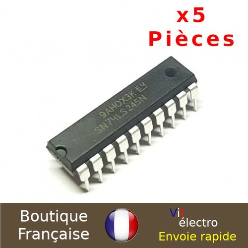 X5 Pcs 74LS245N, Transcodeur non-inverseur 8 bits DIL20 4272Z | eBay