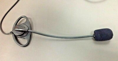 Ear Hook D Configuration, Boom Mic, PTT and Volume In Line ICOM or ...