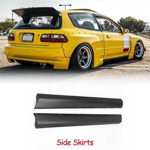 For Honda EG Civic Hatch Back RB Style FRP Wide Body Side Skirt Bottom ...