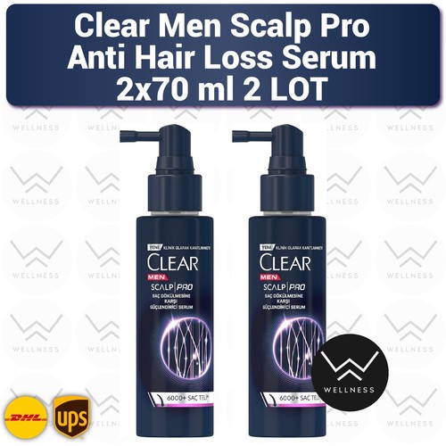 Clear Men Scalp Pro Anti Hair Loss Serum-2×70ml | eBay