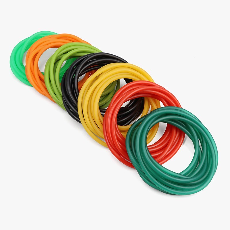 Coloured Latex Tube Natural Elastic Latex Rubber Band Tube Pipe Hose ...