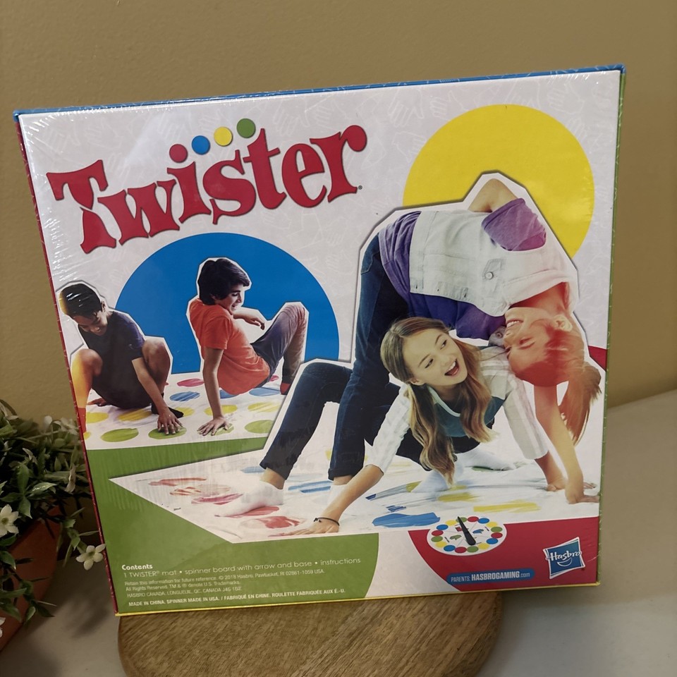Hasbro-The Classic Twister Game for Kids Ages 6+, 2 or More Players-NIB ...