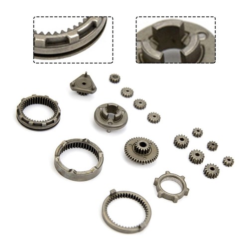 Premium 17pcs Brushless Lithium Drill Gear Set Selflocking Reduction ...