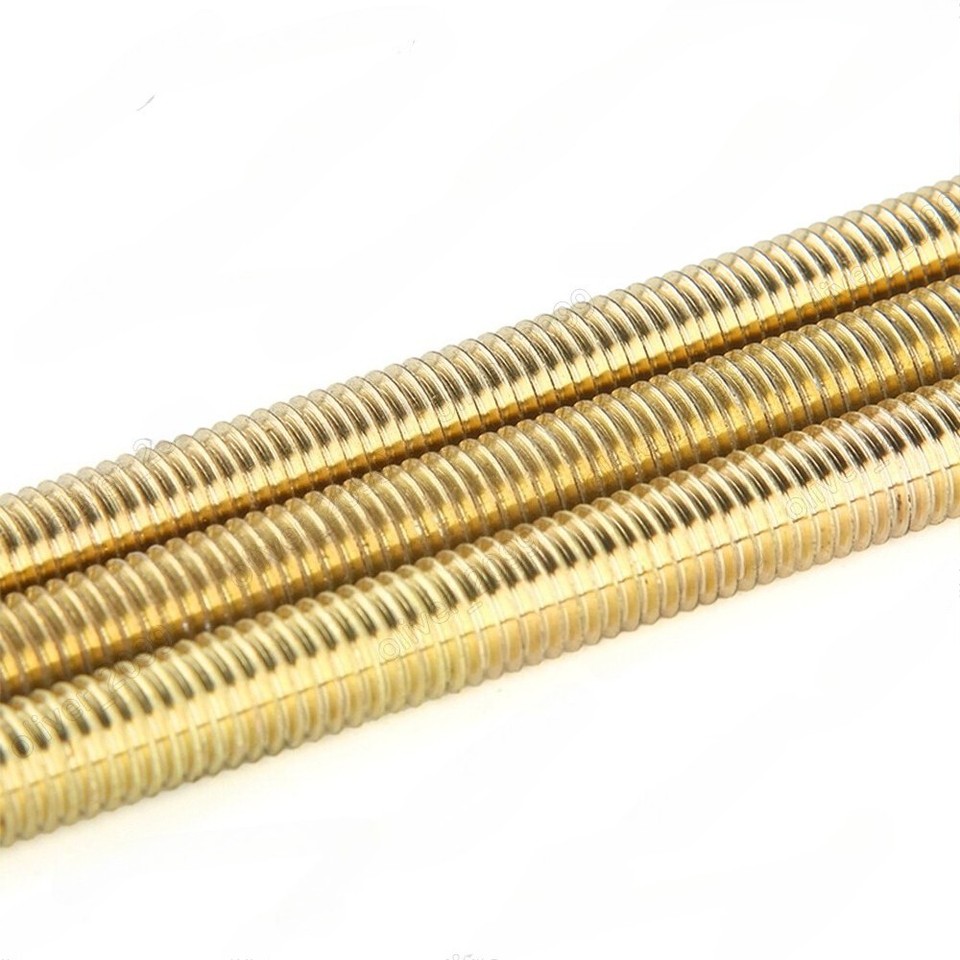 M2 M3 M4 M5 M6 M8 M10 M12 M16 M20 Brass Threaded Rods Metric Thread ...