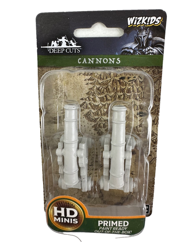 WizKids Deep Cuts "CANNONS" HD Miniatures Primed & Paint Ready New ...