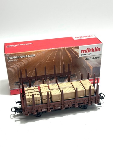4479-1 Marklin HO Car With DB Stanti And Freight Boxes Load For CC ...