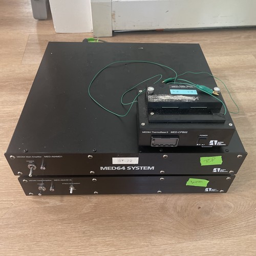 Alpha Med MED64 Microelectrode Array System A64MD1 A64HE1S MED-CPB02 ...