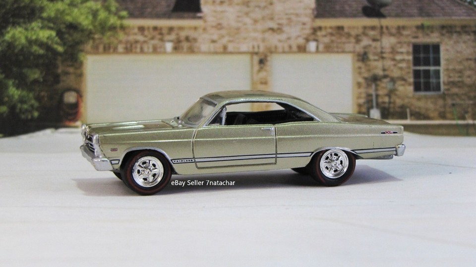 1966 1967 Ford Fairlane 500 XL 390 Coupe Daily Drive Hot Mag Wheels 1/ ...
