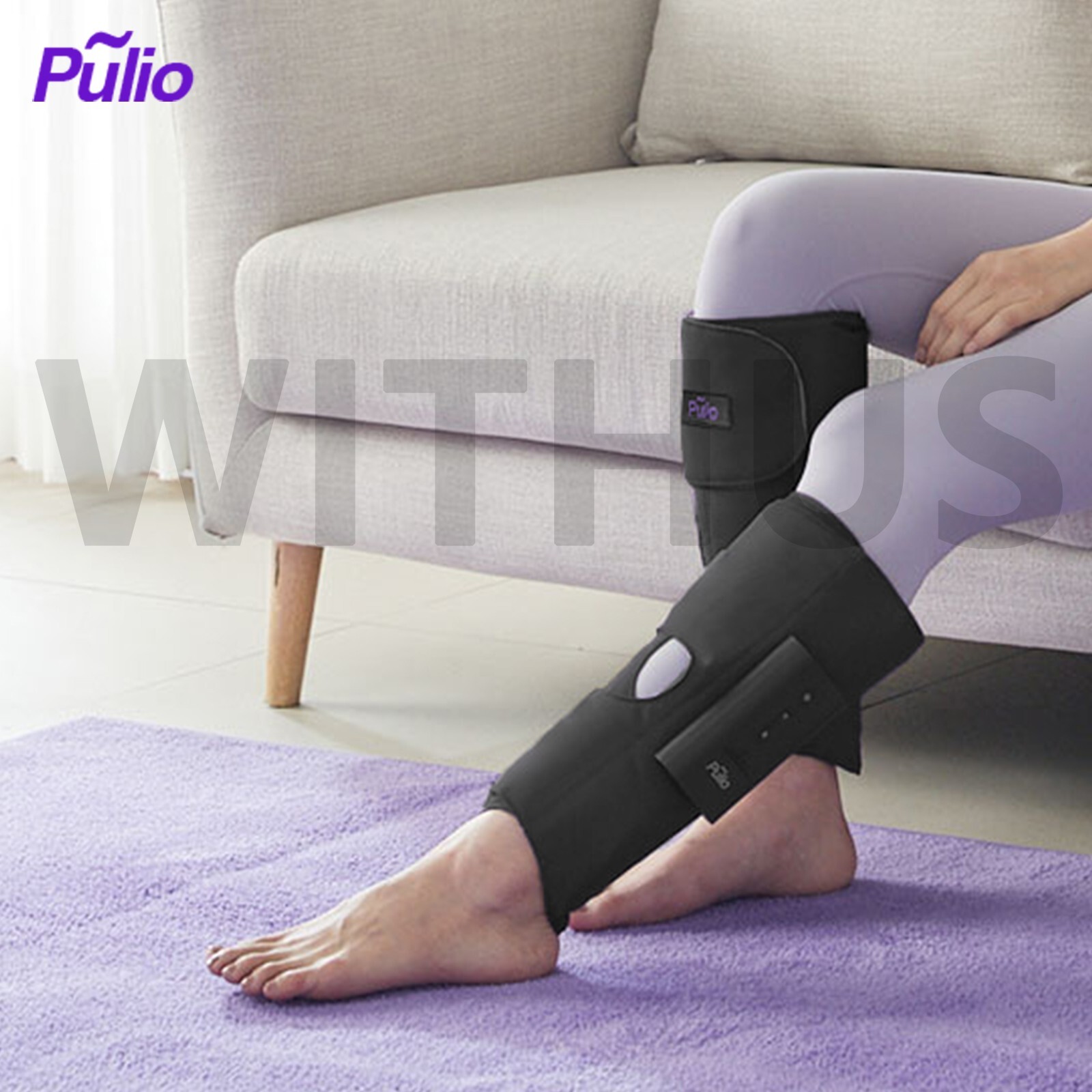 Pulio Black Edition Wireless Air Pressure Calf Massage Machine Air ...