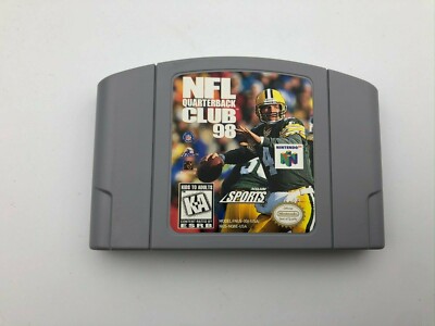 NFL Quarterback Club 98 Nintendo 64 1997 N64 Video Game Cartridge ...