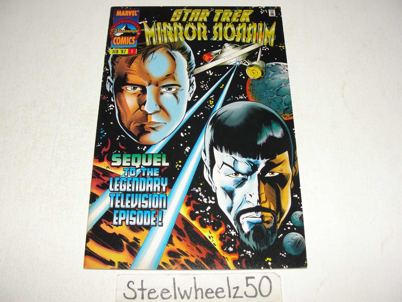 Star Trek Mirror Mirror #1 Comic Marvel 1997 TOS One Shot Captain Kirk ...