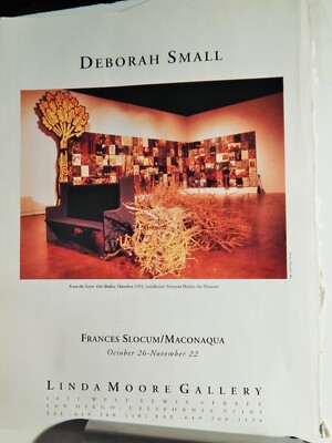DEBORAH SMALL ART PIECES VTG ORIG 1992-3 ADVERTISEMENT | eBay