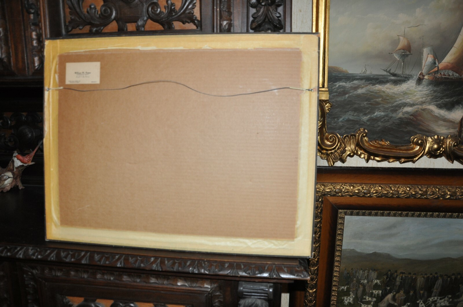 William M. Hasse (20th Century) Leer Jets 1970's original oil painting ...