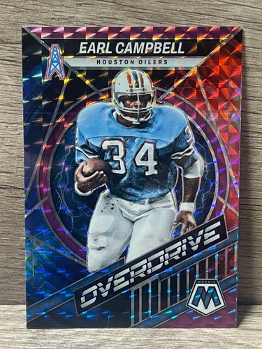 2022 Mosaic Overdrive Purple Earl Campbell /49 Houston Oilers | eBay