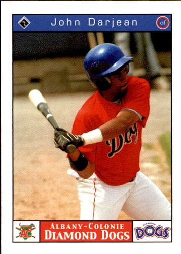 2001 Albany-Colonie Diamond Dogs Warning Track #14 John Darjean ...