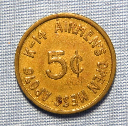 United States Military Token Used at Kimpo Air Force Base, Korea | eBay