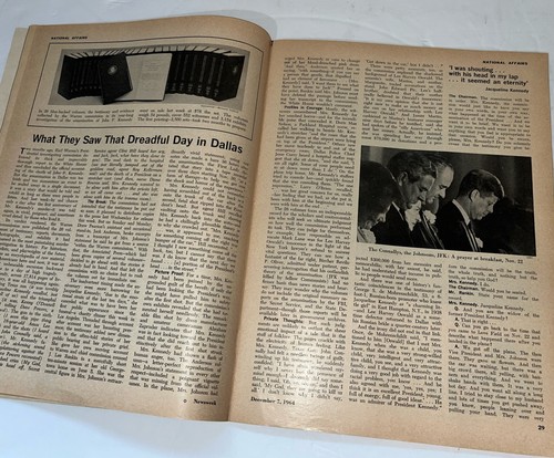 Newsweek Magazine December 7, 1964 FBI J. Edgar Hoover - Warren ...