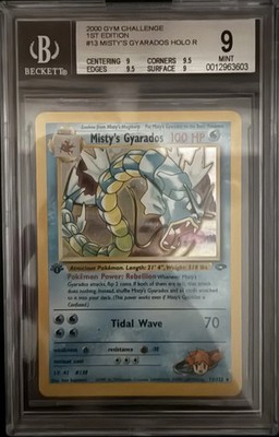 Misty’s Gyarados Holo #13/132 - 2000 Pokemon Gym Challenge - 1st ...