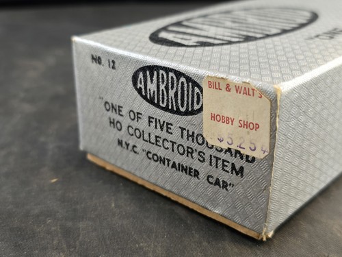 AMBROID HO COLLECTORS KIT 1-5000 Series #12 N.Y.C. "CONTAINER CAR ...