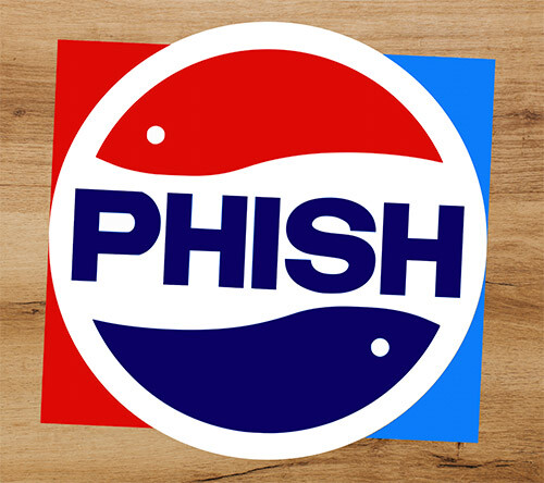 Phish Fishman Donut Trey Antelope 4-Pack Premium Vinyl Sticker Decal ...