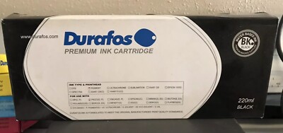 Durafos Black Dye Ink Cartridge PIEZO D,P EP-DYE-K 220ml | eBay