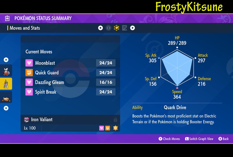 6IV Iron Valiant Shiny & Non-Shiny Paradox Pokemon Scarlet & Violet | eBay