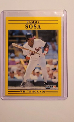 Mint Sammy sosa 1991 fleer | eBay