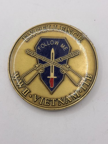 1st Battallion 50th Infantry WWII Vietnam ITB Challenge Coin 1.5" | eBay