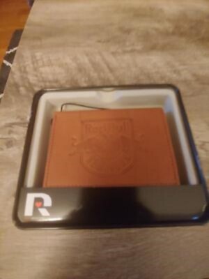 MLS New York Red Bulls Team Tan Tri-Fold Leather Wallet | eBay