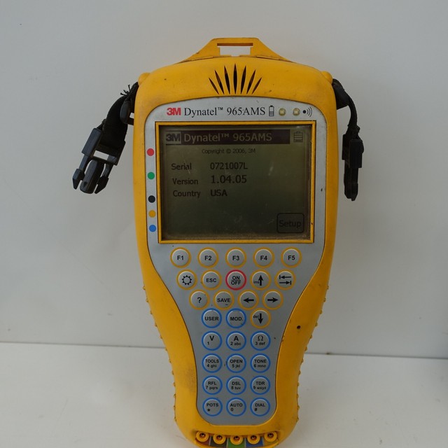 3M Dynatel 965AMS Advanced Modular System Tester Module with TDR ...