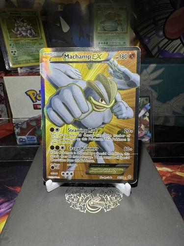 Pokemon Card - Machamp EX XY Ancient Origins 90/98 Ultra Rare Full Art ...