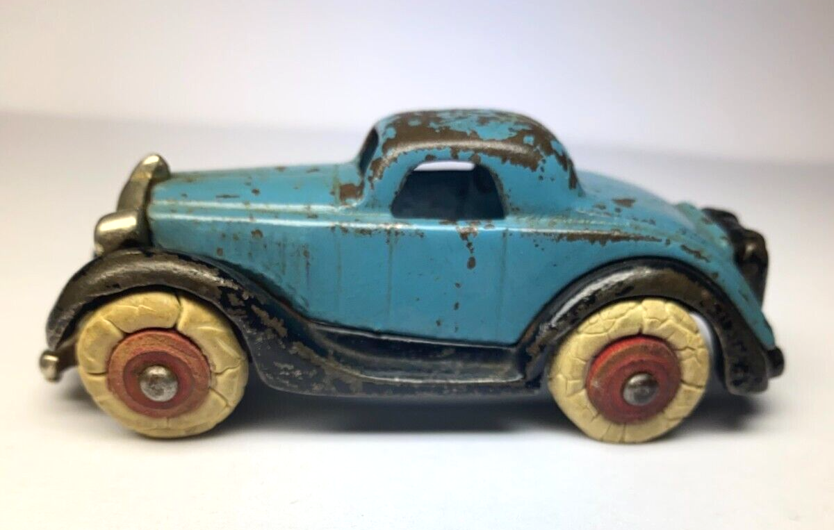 1935 Original Hubley BLUE & BLACK HUDSON TERRAPLANE COUPE w/ NICKEL ...