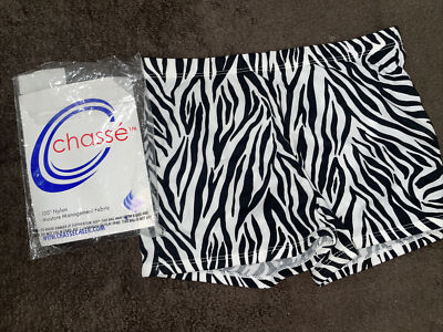 CHASSE Cheerleading Boy Cut Briefs Black Zebra Print Adult Medium | eBay
