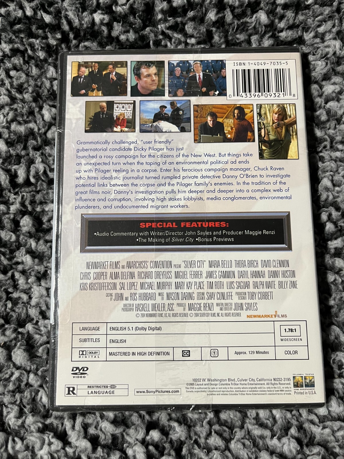 SILVER CITY DVD 2005 FACTORY SEALED BILLY ZANE & RICHARD DREYFUSS | eBay