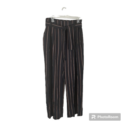 Belted Stripe Wide Leg Sz. 6 Pant in Coastal Vince | eBay