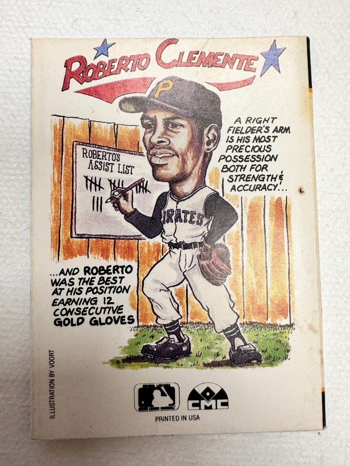 Roberto Clemente book baseball card | eBay