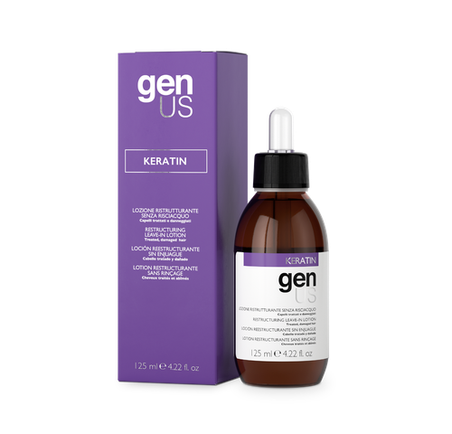 Keratin Lozione Ristrutturante Senza Risciacquo - 125 ml - GenUs | eBay