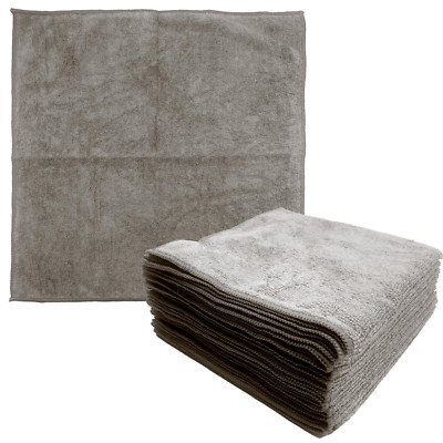 Swiftlon Microfibre Cloths 400gsm 40x40cm Grey Car Car Polishing Drying ...
