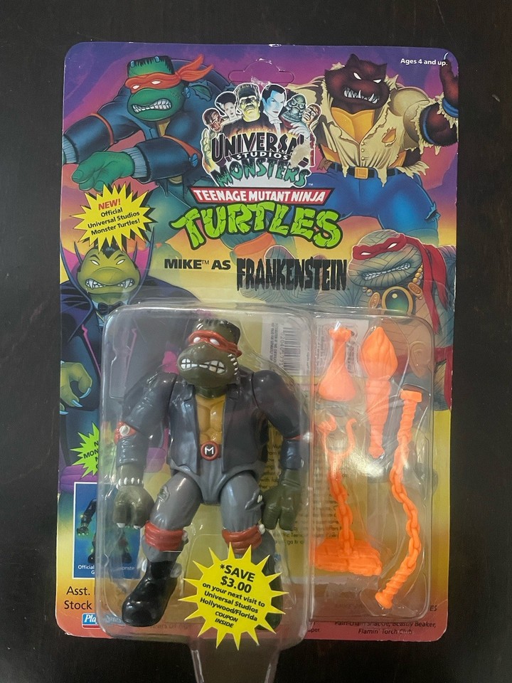 Set Of 8 TMNT Universal Studios Monsters 1993 Playmates Creature ...