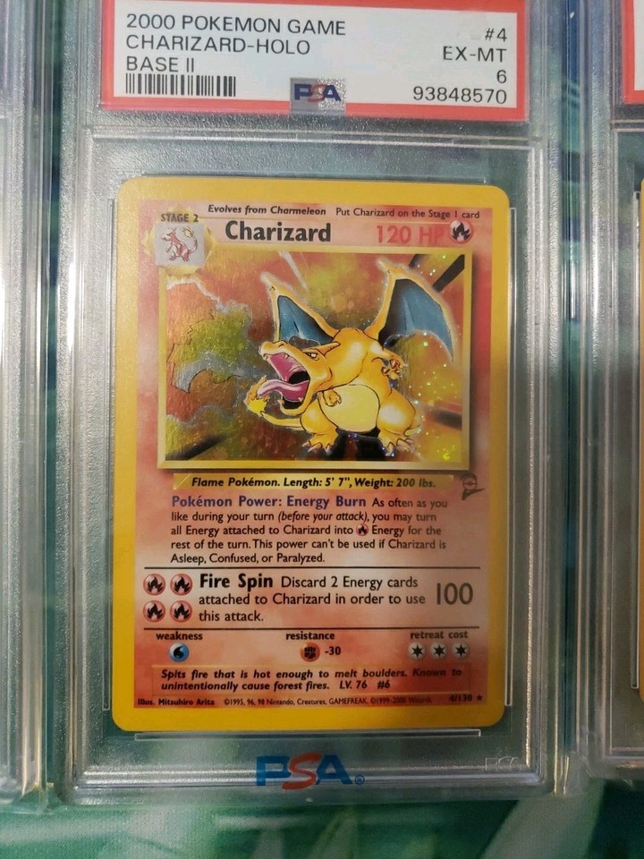 Pokemon Lot Of 3 PSA Slabs Charizard Base Set 2, Blastoise And Venusaur ...