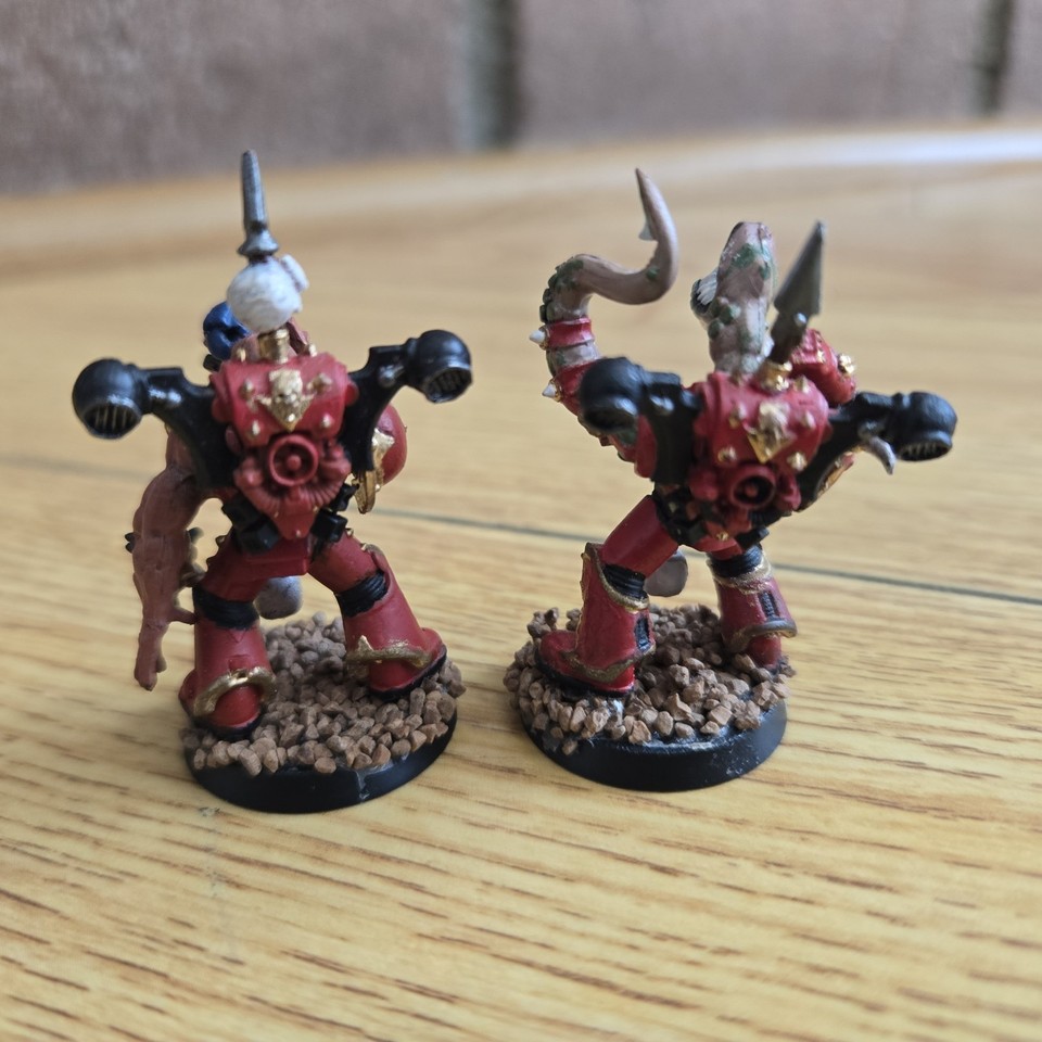 Warhammer 40K Chaos Space Marines Mutants Possessed Squad OOP Painted ...