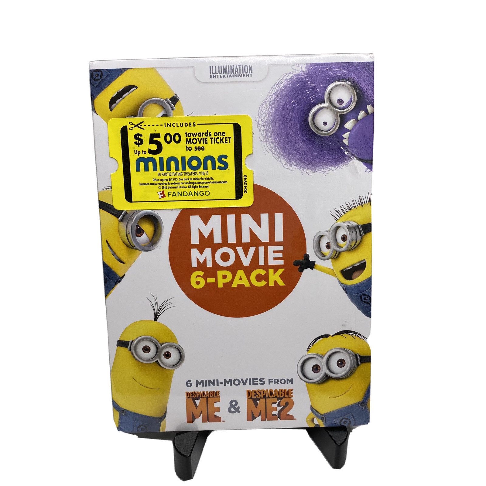 Mini Movie 6-Pack: Despicable Me Despicable Me 2 (DVD, 2016) *BRAND NEW ...