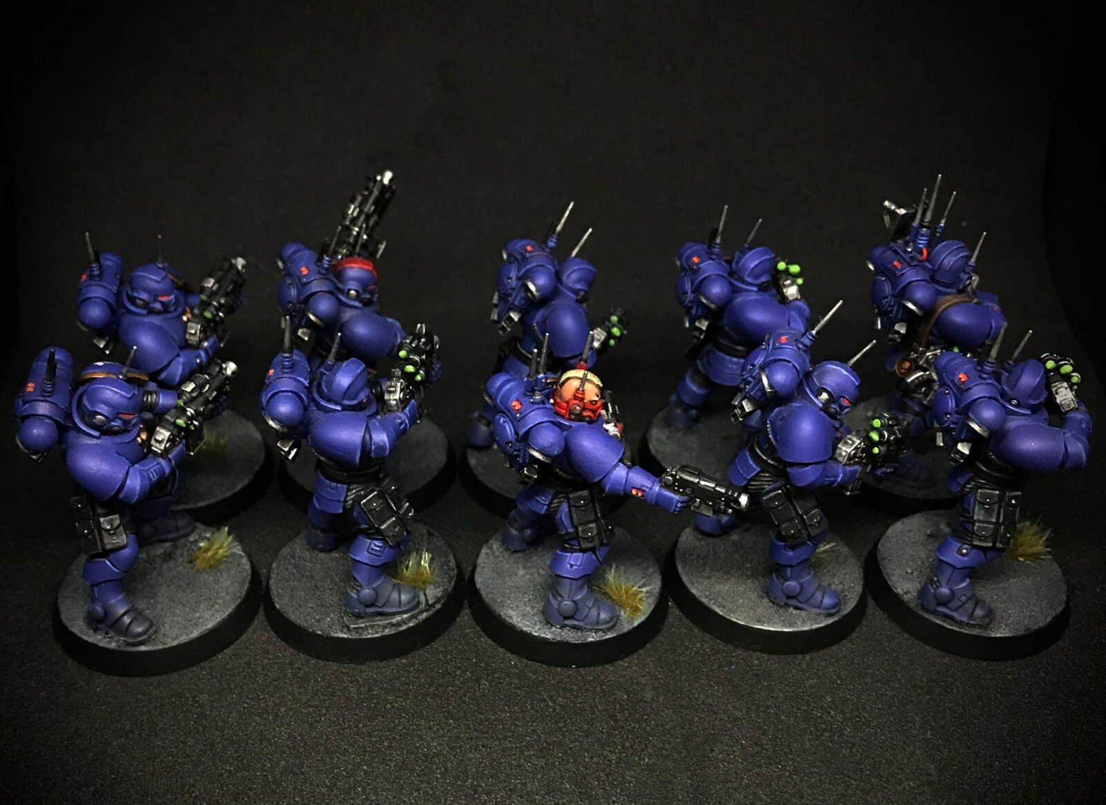 Ultramarines Primaris Infiltrators painted Warhammer 40k Space Marines ...