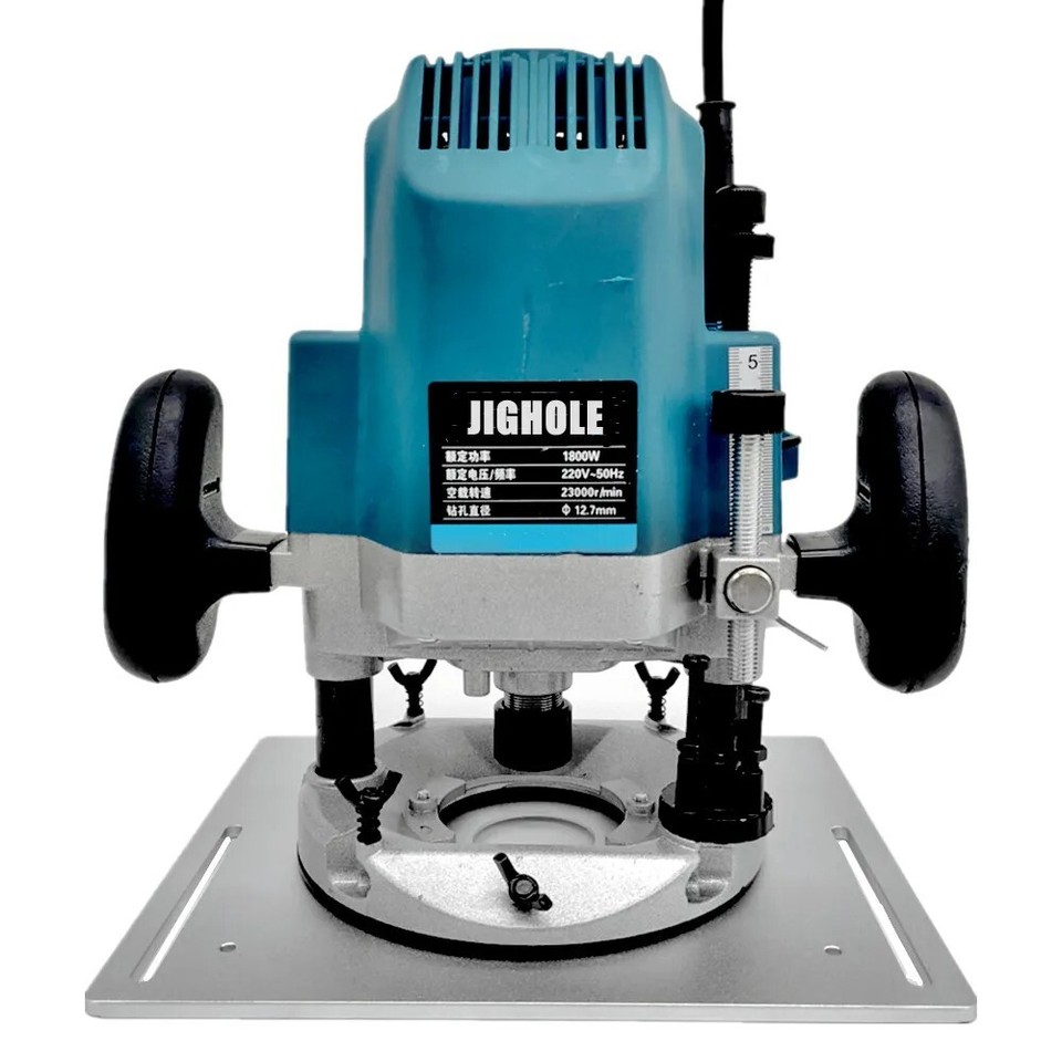 2 In 1 Aluminum Router Table Insert Plate for Wood Router Trimming ...