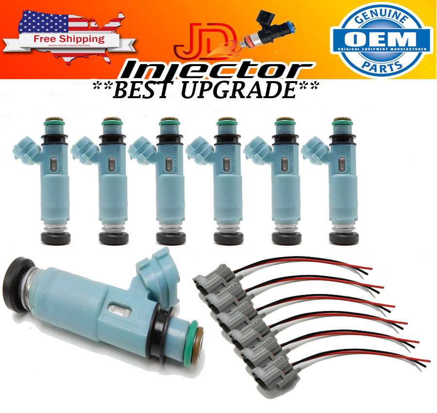 650cc Toyota Supra Genuine DENSO 7mgte Turbo Fuel Injectors 1987-1992 ...