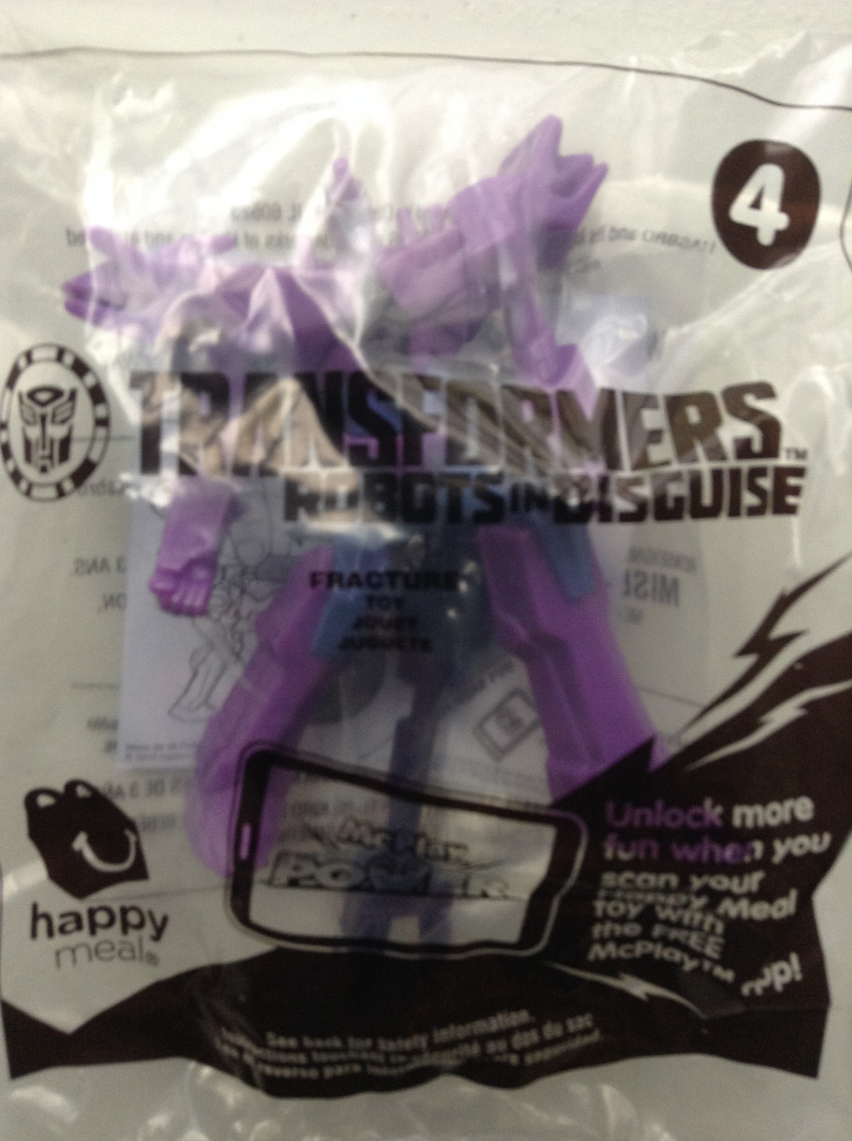 10 Toys! 2015 McDonald's Transformers Robots Happy Meal Toy #4 Fracture ...