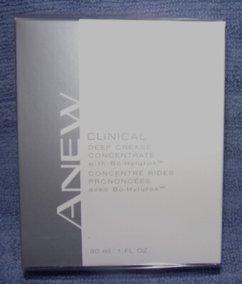 NEW AVON ANEW CLINICAL DEEP CREASE CONCENTRATE WITH BO-HYLUROX 1 FL OZ ...