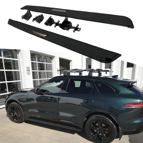 2PCS Side Steps Nerf Bars Running Boards Fits For Jaguar F-Pace 2016-2025 Black | eBay