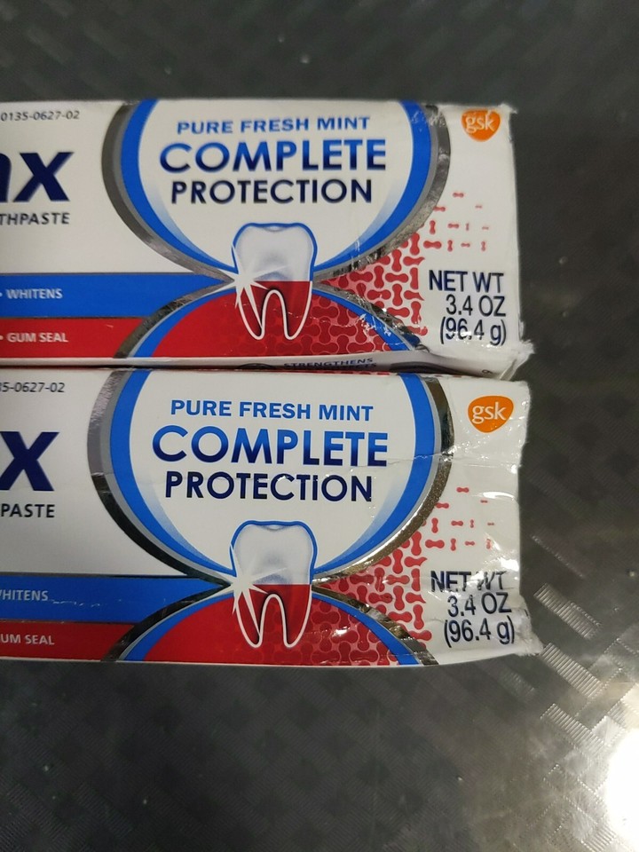 2 Parodontax Toothpaste Anti cavity & Anti Gingivitis 3.4 Oz Each Exp ...