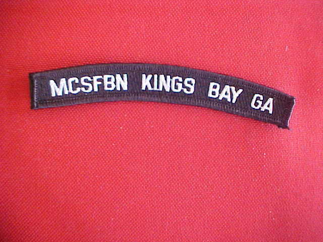 US NAVY - MCSFBN Kings Bay Ga - UIM / Rocker Submarine | eBay